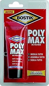 ADESIVO POLY MAX g 115 CRISTAL BOSTIK [BOSTIK ]: Amazon.it: Fai da te