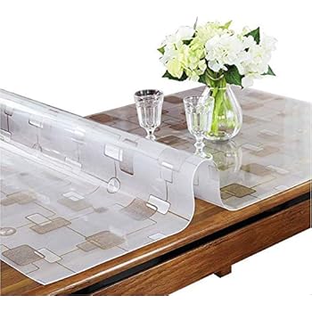 Clear PVC Table Protector (By the metre): Amazon.co.uk: Kitchen & Home