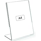 A4 Acrylic Tent Card Holder Display Stand A4 Paper Holder Acrylic ...