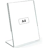 A4 Acrylic Tent Card Holder Display Stand A4 Paper Holder Acrylic ...