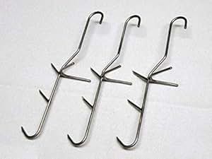 V SMOKING HOOKS for Fish - 5pcs - Smoke House Smoke Hook Hanger Smoker ...