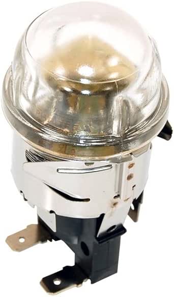 Genuine SMEG Oven LAMP ASSEMBLY (Lamp, Cover & Holder): Amazon.co.uk ...