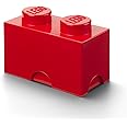 Room Copenhagen Storage Brick "Lego" with 2 Knobs, Red : No Name ...