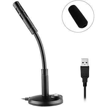 KLIM Talk - Microphone USB à Pied pour PC et Mac - Compatible avec Tout ...