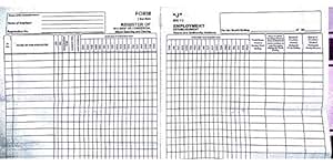 Muster Roll Cum Wage Register Form II Rule 27(1) Under Shop and ...