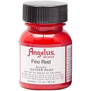 Angelus Leather Paint 1 Oz Fire Red: Amazon.co.uk: Kitchen & Home