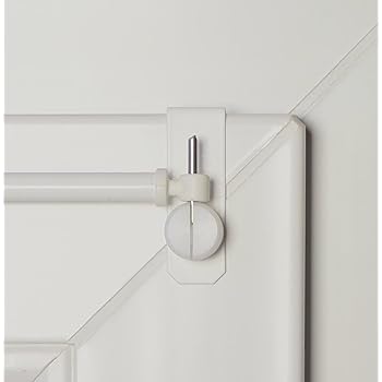 Lot de 4 supports tringle spéciale fenêtre pvc: Amazon.fr: Cuisine & Maison