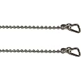 18" / 450mm Replacement Bath Plug Chain with Triangle Hooks - Ball Type ...
