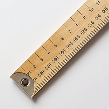Wooden Metre Stick Yard Stick Ruler with Handle Imperial & Metric cm ...