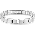 Eligo Jewellery Quiges - 9mm Italian Style Charm Link Module Bracelet ...