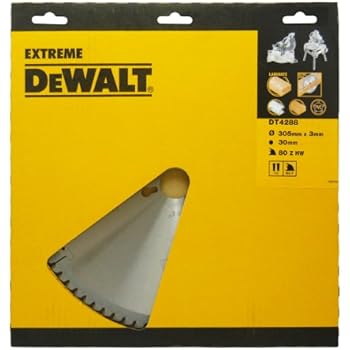 DeWalt Negative Rake Circular Saw Blade 305 X 30 X 80t: Amazon.co.uk ...