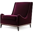 WOOD PEX Eye-Catching Unique Design Sloop Lounge Chair Armchair - Royal ...