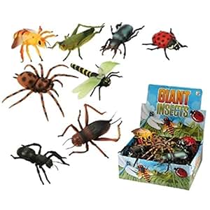 Giant MINIBEASTS / INSECTS / BUGS - Set of 12 Giant Plastic MINIBEASTS ...