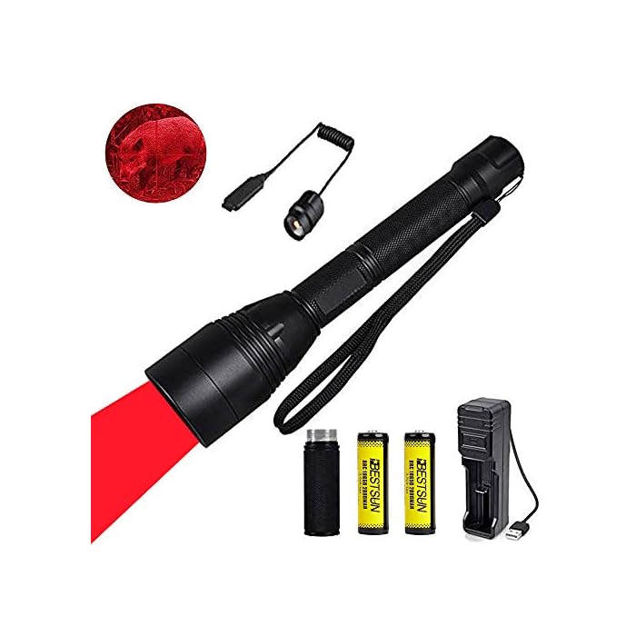 Buy Red Hunting Torch, Hunting Flashlight Torches with Red Light Coyote ...