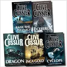 Clive Cussler Collection Dirk Pitt novels series 5 Books Set (Dragon ...