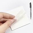 Transparent Sticky Notes, 3×3inch Clear Sticky Notes, Self-Stick Note ...
