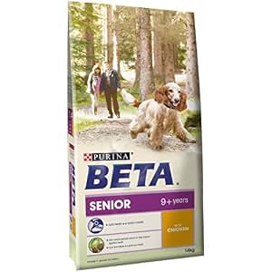PURINA BETA Senior Dry Dog Food with Chicken, 14 kg: Amazon.co.uk: Pet ...