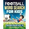 Football Word Search For Kids: Premier League 2018 - 19 (Premier League ...