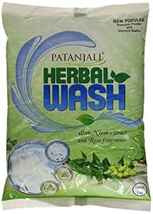 Patanjali Herbal Wash Detergent Powder, 1kg: Amazon.in: Amazon Pantry