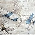 Vintage Birds Adhesive Paper Peel Stick Wallpaper Countertop Cover ...