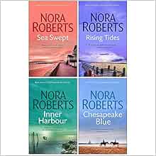 Nora Roberts Chesapeake Bay Series 4 Books Collection Set (Sea Swept, Rising Tides, Inner ...