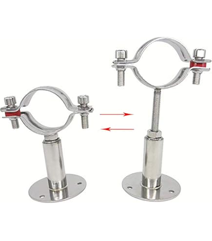 Fissaggio Accessori Auto STAFFA INOX PER FISSAGGIO TUBO 3/4" SUEVIA ...