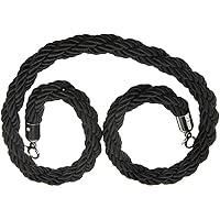 1.5M Twisted Red Queue Barrier Rope Divider Crowd Control Stanchion ...