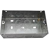 RACO Electrical Metal Box GI Box Galvanised Metal Back Deep Box (10 ...