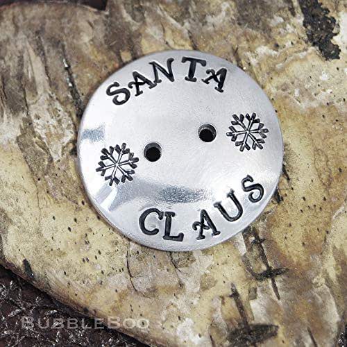 Santa's Lost Button, Santa Button, Father Christmas Button, Christmas ...