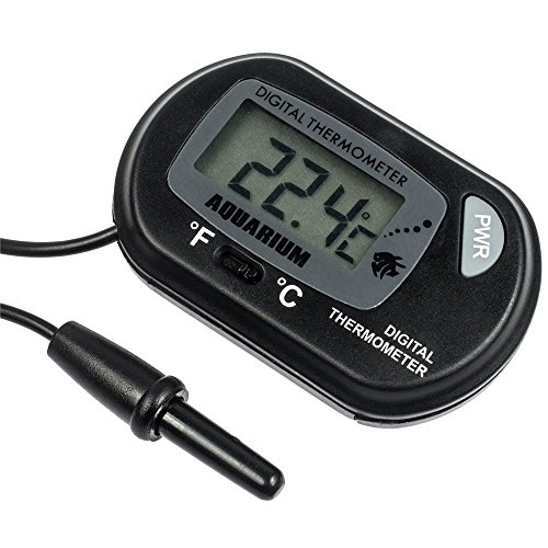 Zacro® LCD Digitales Wasser Thermometer für Terrarium,Aquarium und ...
