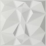 Art3d Texturen 3D Wandpanelen PVC Wit Diamant Geweven Muurpanelen Pvc ...