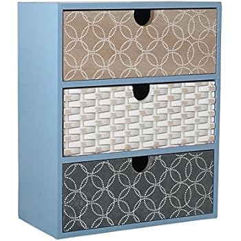 Creative Deco Mini Wooden Chest of 3 Drawers | Storage Cupboard ...