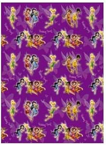 Tinkerbell Gift Wrapping paper & 2 gift tags: Amazon.co.uk: Toys & Games