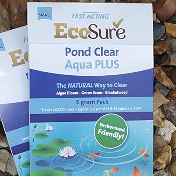 EcoSure Pond Clear Aqua Plus Organic Treatment for Green Water, Sludge ...