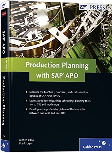 Buy Production Planning with SAP APO Book Online at Low Prices in India ...