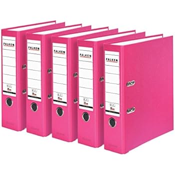 [Pack of 3] Fuchsia Colour A4 Lever Arch Files 70mm Paper Storage ...