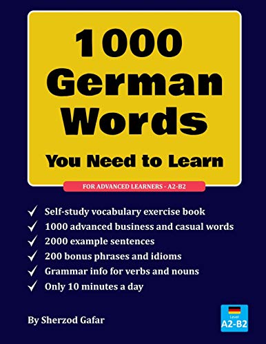 1000 German words you need to learn: Bring your German vocabulary to ...