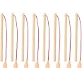TOYANDONA 8pcs Wooden Magnet Poles Fishing Rod Cat Teaser Wand Toy for ...