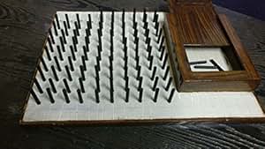 Biotronix Finger Dexterity TEST Board 100 pins with 2 Tweezers: Amazon ...