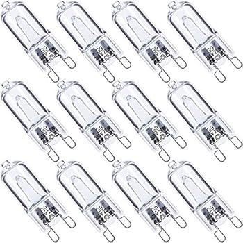 10 Pack Opus 2 pin G9 Capsule 28 watt = 40 watt Halogen Light Bulbs ...