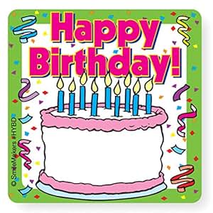 Buy Happy Birthday (Your Name) Stickers - 100 Per Pack Online at Low ...