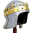 Medieval King Richard Crown Helmet | Monarch Knight King Richard ...