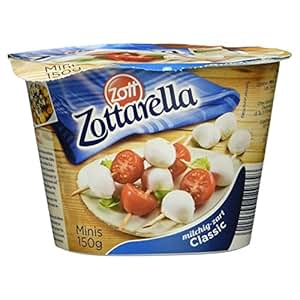 Zott Zottarella Mozzarella minis Classic, 150 g: Amazon.de ...