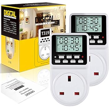 Electronic digital mains Timer Socket Plug-in with LCD Display 12/24 Hour 7 Days: Amazon.co.uk ...