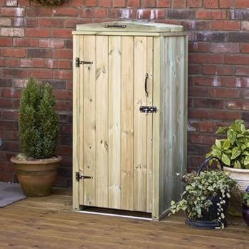 Single Wheelie Bin Store: Amazon.co.uk: Garden & Outdoors
