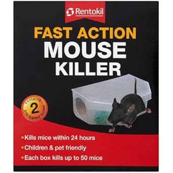 Rentokil Fast Action Mouse Killer 2 Pre-Baited Boxes: Amazon.co.uk ...