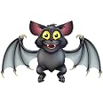 Kleberio Selbstklebender Aufkleber Fledermaus 17 x 10 cm Sticker Auto ...