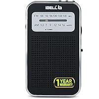 iBELL FM730BT Portable FM Radio with Bluetooth Speaker,Head Phone Jack ...