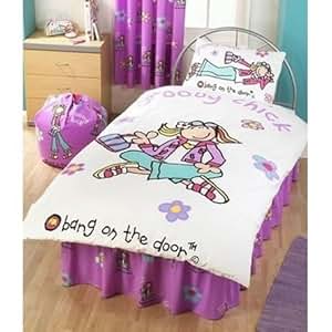 Kids/Childrens Groovy Chick Duvet Cover Set Bedding (Single Bed ...