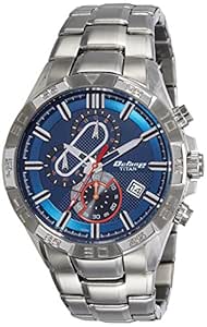 Buy Titan Chronograph Blue Dial Men's Watch-NM90079SM01 / NL90079SM01 ...